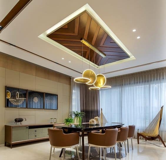 Next Level Modern Dining Room Ceiling Design – eDecorTrends
