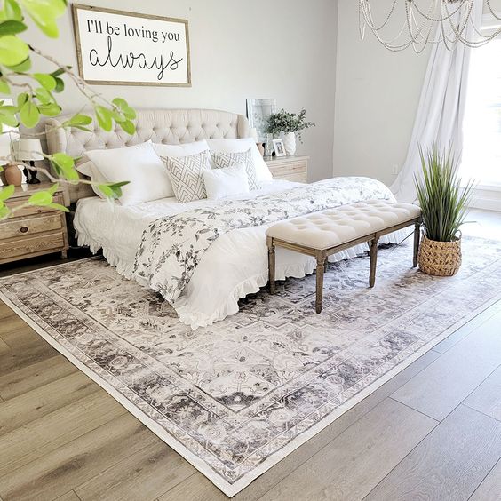 The Right Rug Size for Queen Bed – eDecorTrends